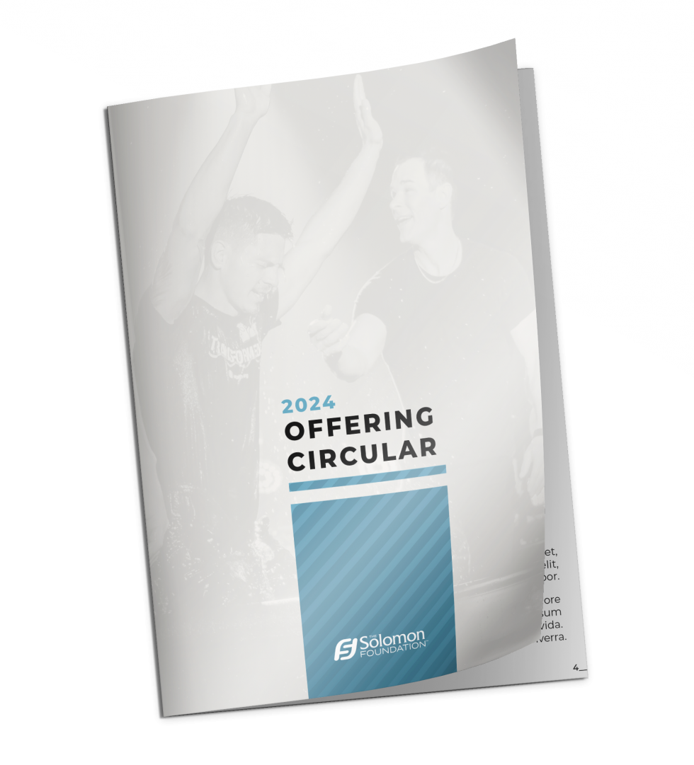 Offering Circular - The Solomon Foundation